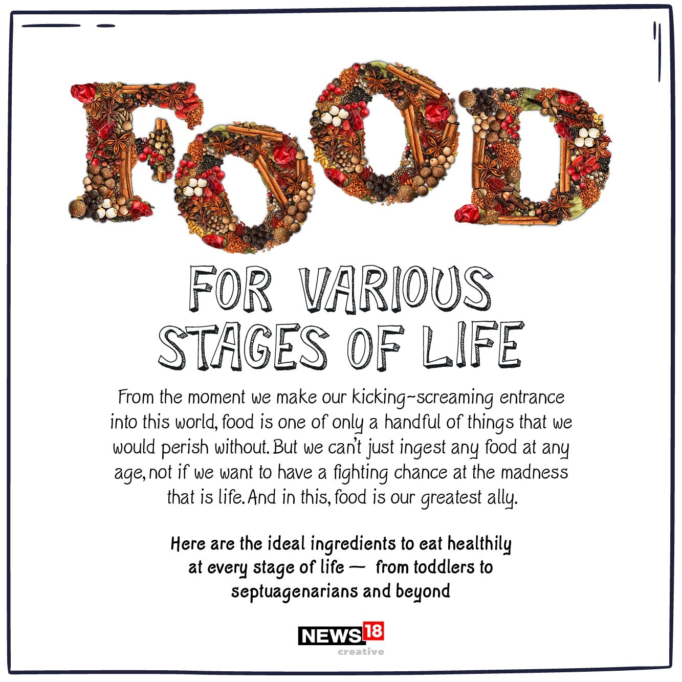 What Kind Of Food Should A Human Being Consume At Different Stages Of ...