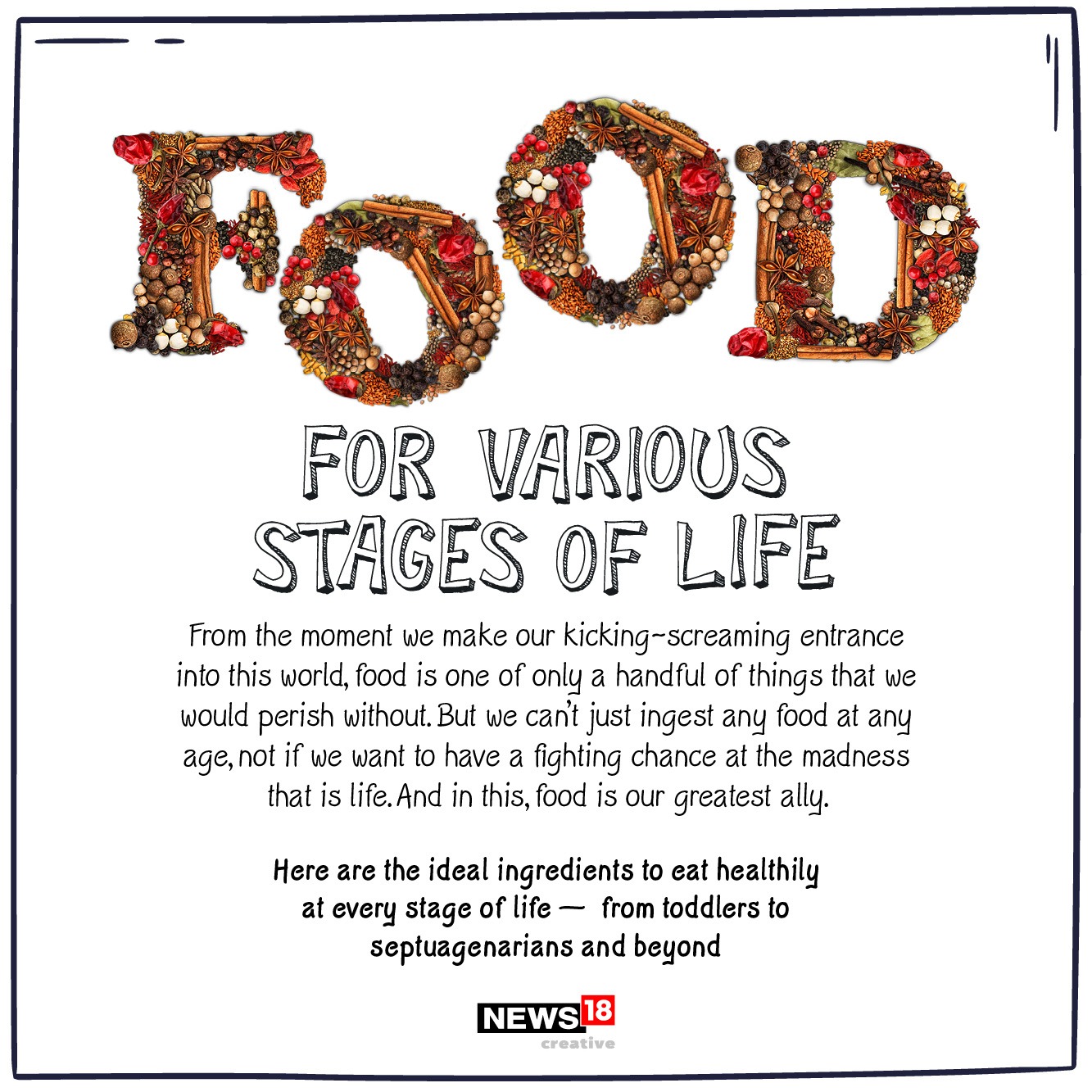 What Kind Of Food Should A Human Being Consume At Different Stages Of ...