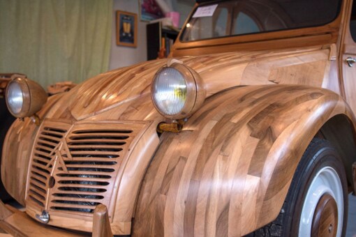 Tree-mendous ride: Wooden Citroen 2CV Sells For 210,000 Euros - News18