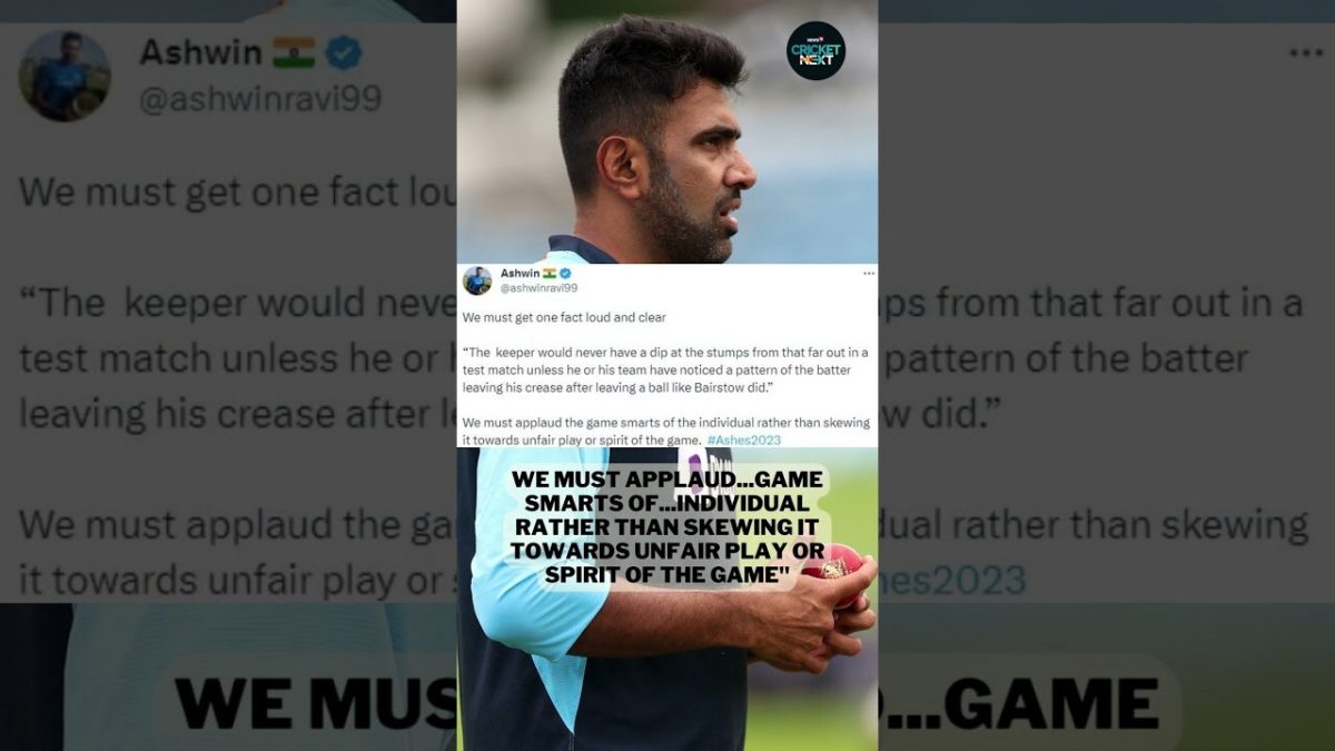 Ravichandran Ashwin Tweets in Support of Australia Amid Controversy Over Jonny Bairstow's ...