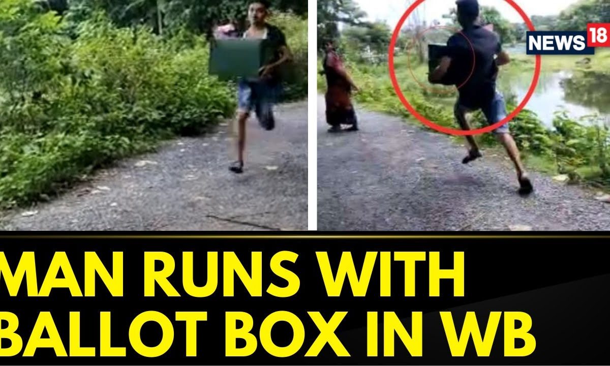 West Bengal Panchayat Elections | Man's Run Away With Ballot Box Video ...