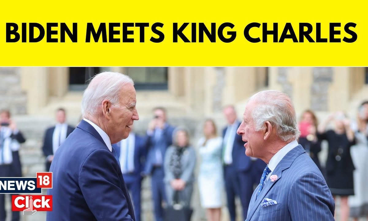 U.S. President Joe Biden Meets King Charles III At Windsor Castle | Biden And King Charles ...