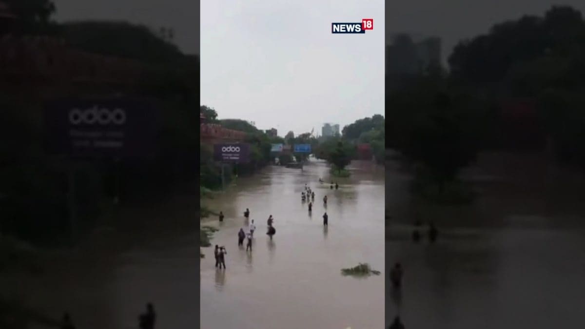 Drone Visuals Show The Extent Of The Situation Of Flood Water Reaching ...