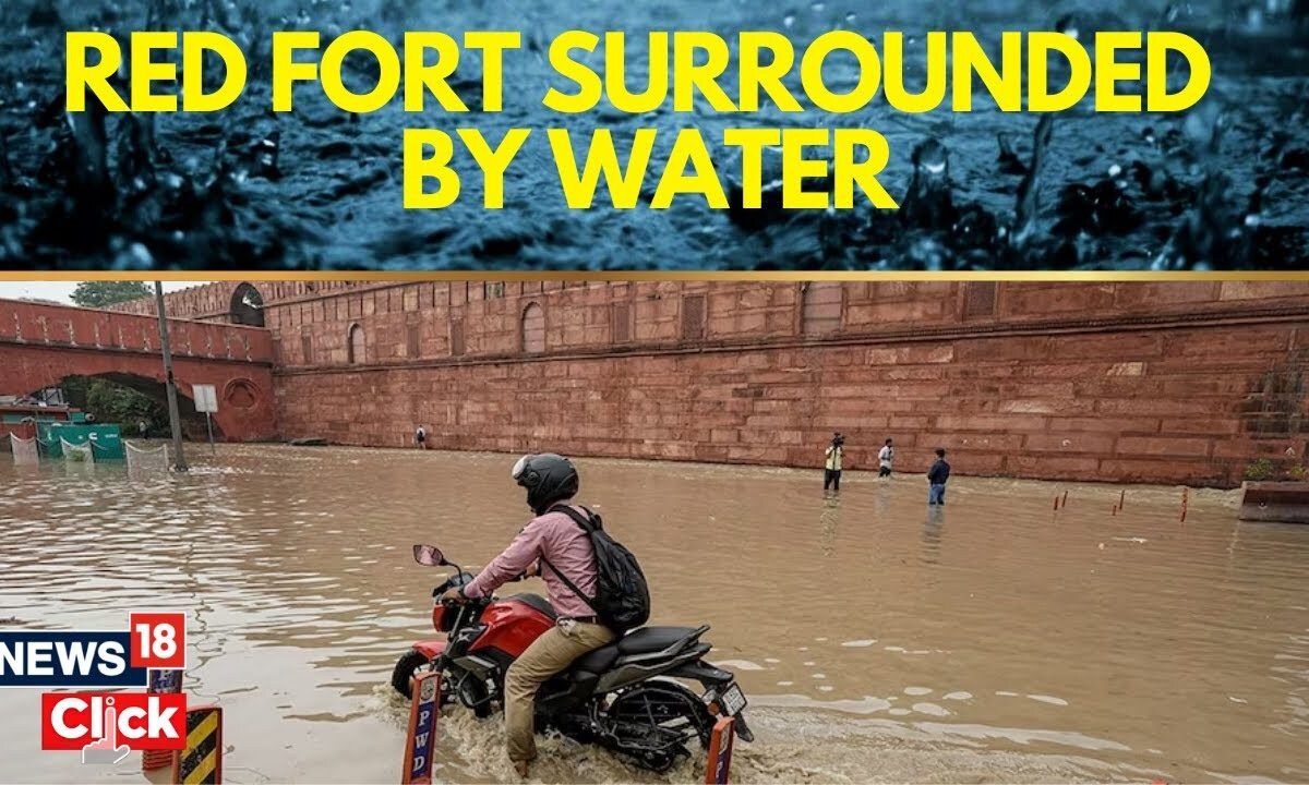 Delhi Flood | Third Day Of Water Logging In Red Fort Area | Delhi Flood ...