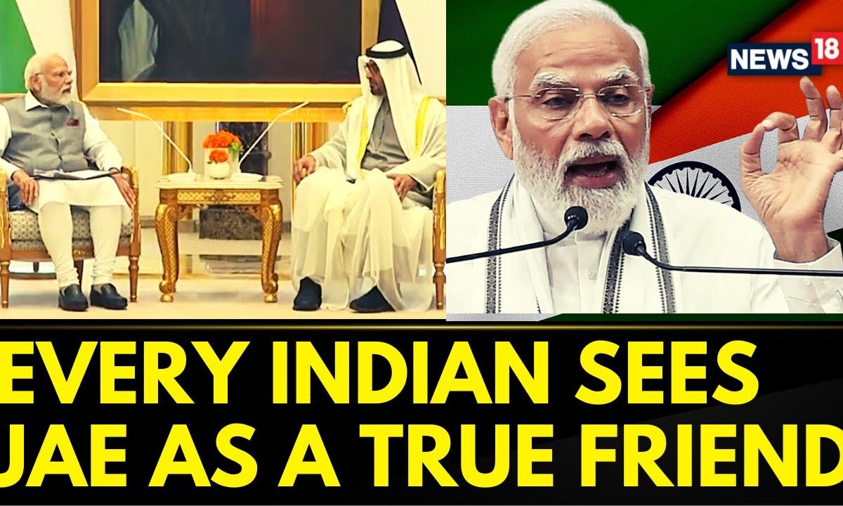 PM Modi In UAE | PM Modi & Mohammed Bin Zayed Al Nahyan Issues Joint ...