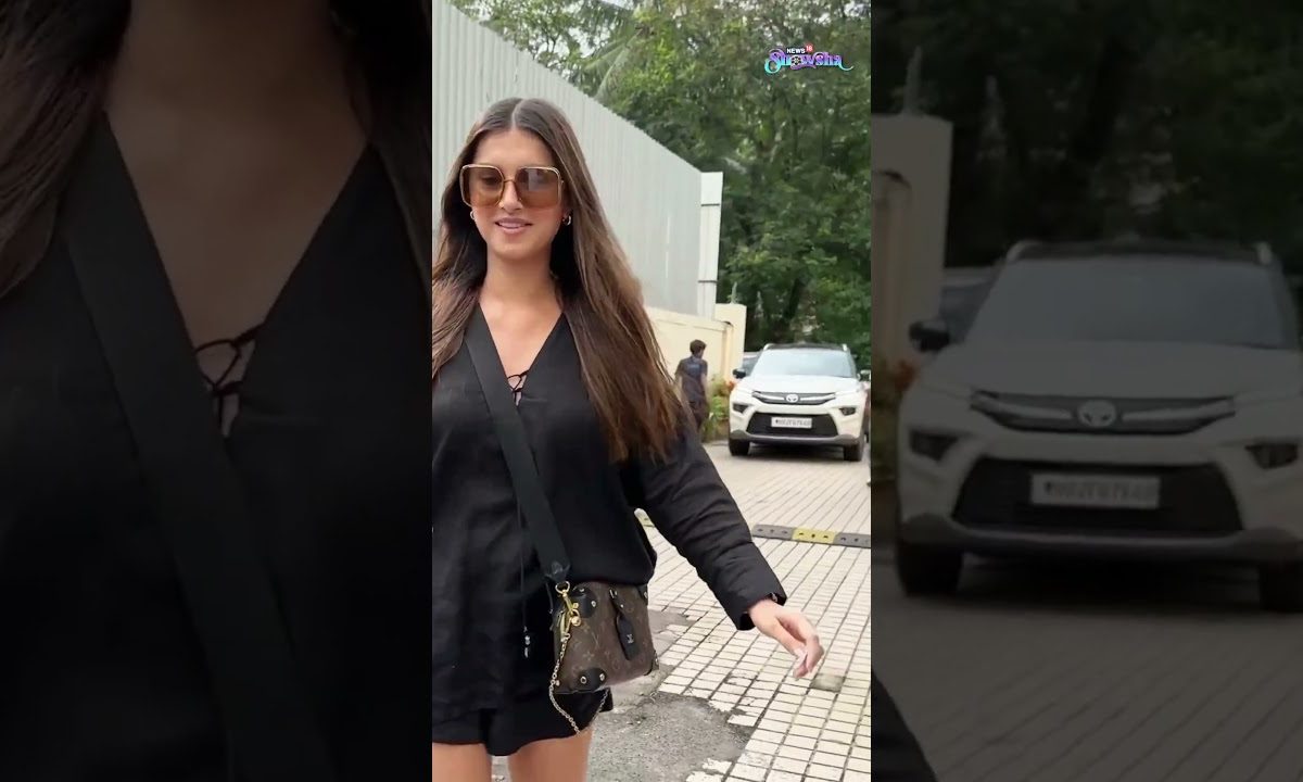 Tara Sutaria Pairs Stylish Black Co-Ord Set with Her Gorgeous Smile ...