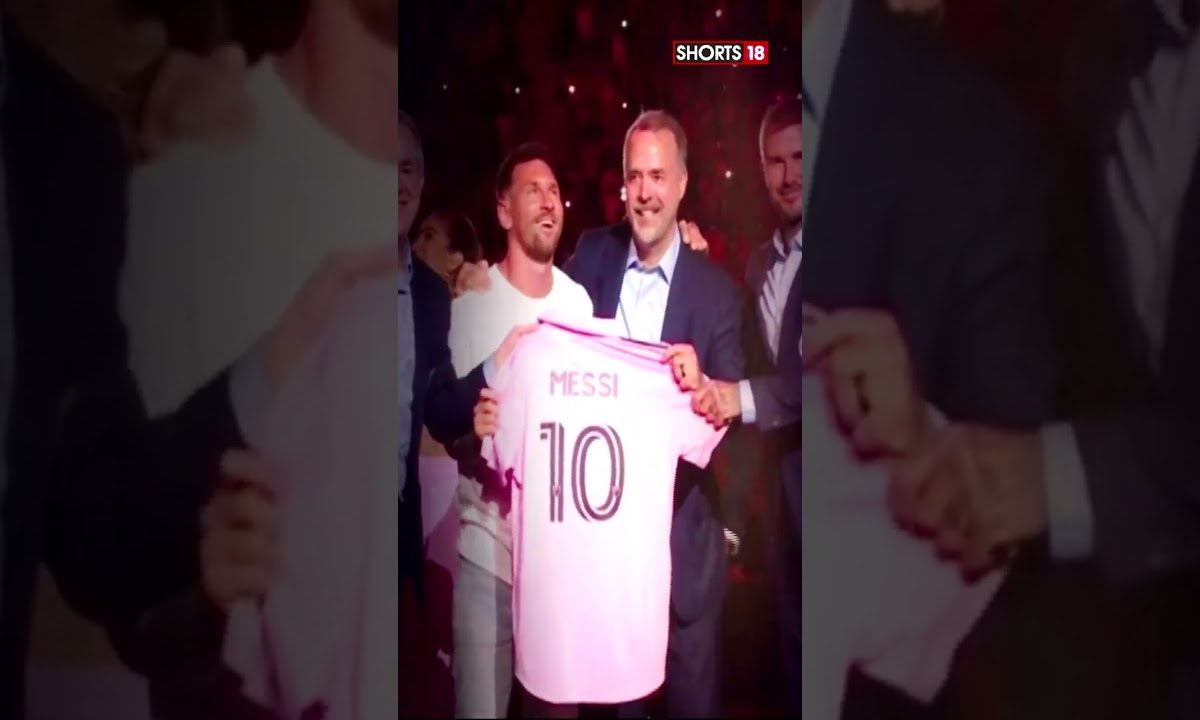 Shorts | Messi Inter Miami News | Lionel Messi Presented As Inter Miami ...