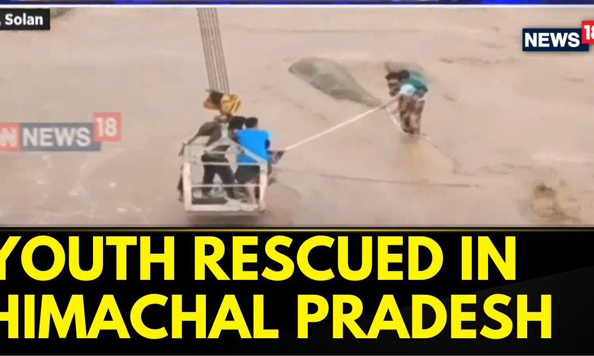 Himachal Pradesh Floods | Youth Rescued By Baddi Police After He Was ... Himachal Pradesh Floods | Youth Rescued By Baddi Police After He Was ...