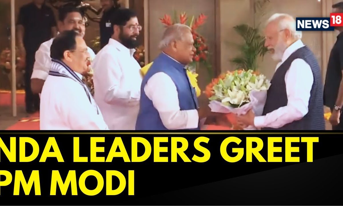 PM Modi News | J.P. Nadda And Other Leaders Greet PM Modi For The NDA ...