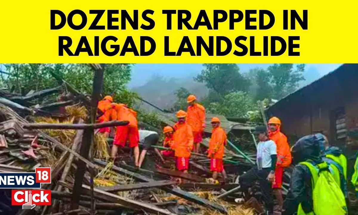 Maharashtra News | Massive Landslide In Raigad District Of Maharashtra | Maharashtra Rain News ...