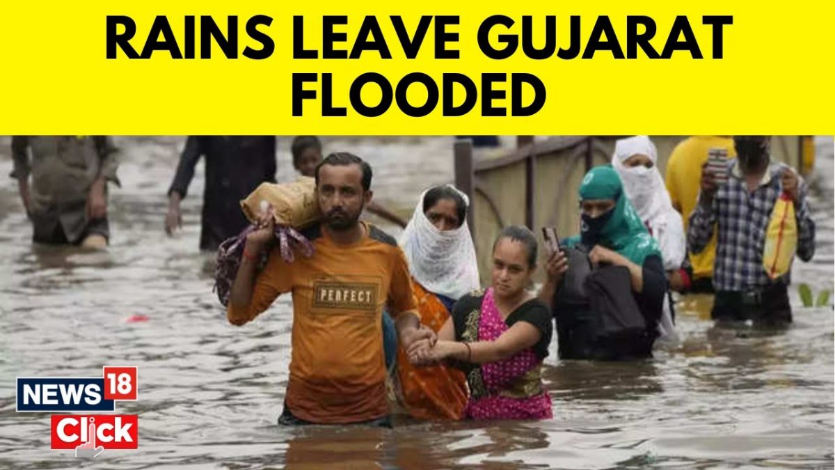 Gujarat Floods: Heavy Rains Lash Several Parts Of Gujarat, Red Alert ...