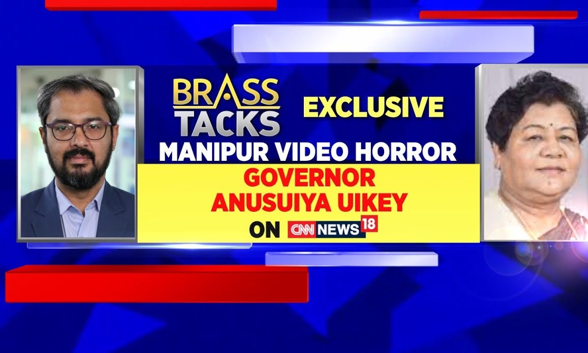 Manipur News | Manipur Governor Anusuiya Uikey Talks On Manipur Viral ...