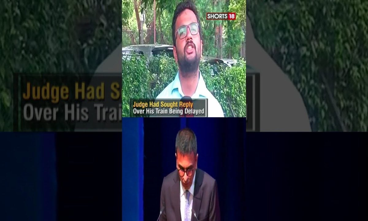 CJI Conveys Displeasure Over Allahabad HC Judge's Letter To Railways On Train Delay | #shorts ...