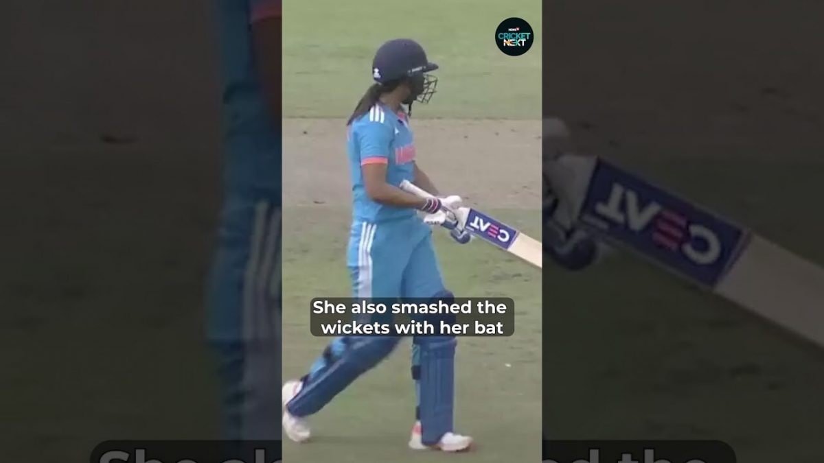 Harmanpreet Kaur Hits Stumps, Argues With Umpire After Controversial LBW Decision in 3rd ODI ...