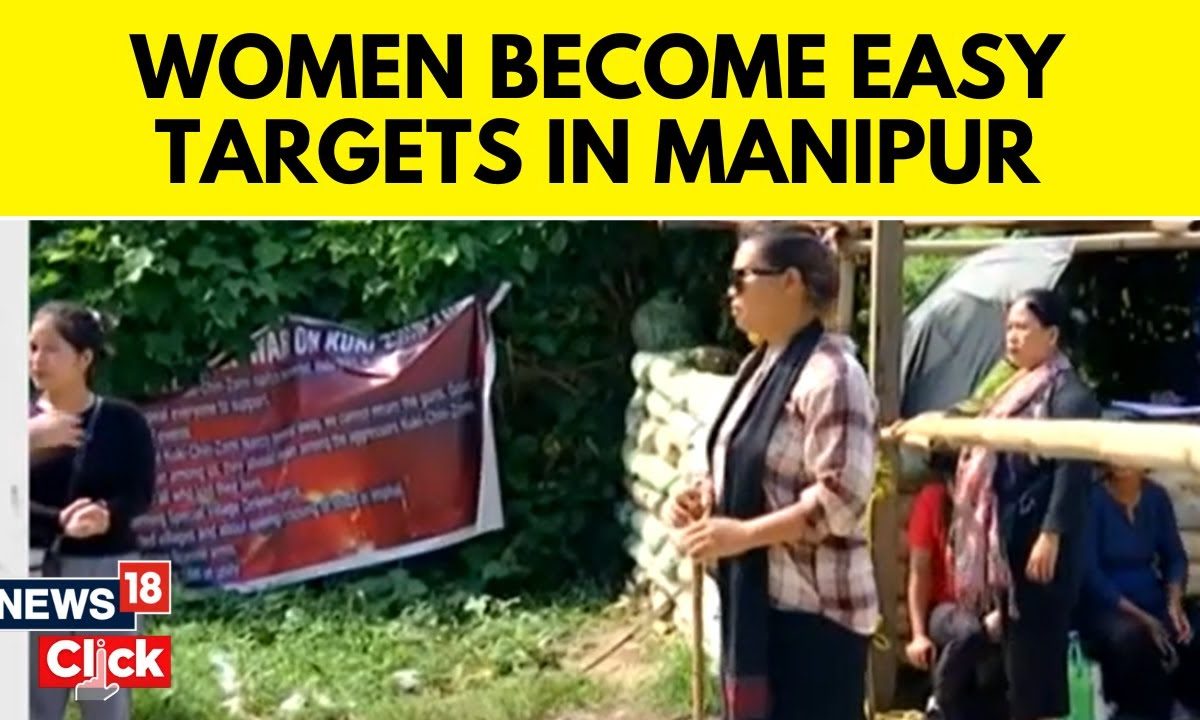 Manipur News | Manipur Women Setup Checkpost Fro The Security In ...