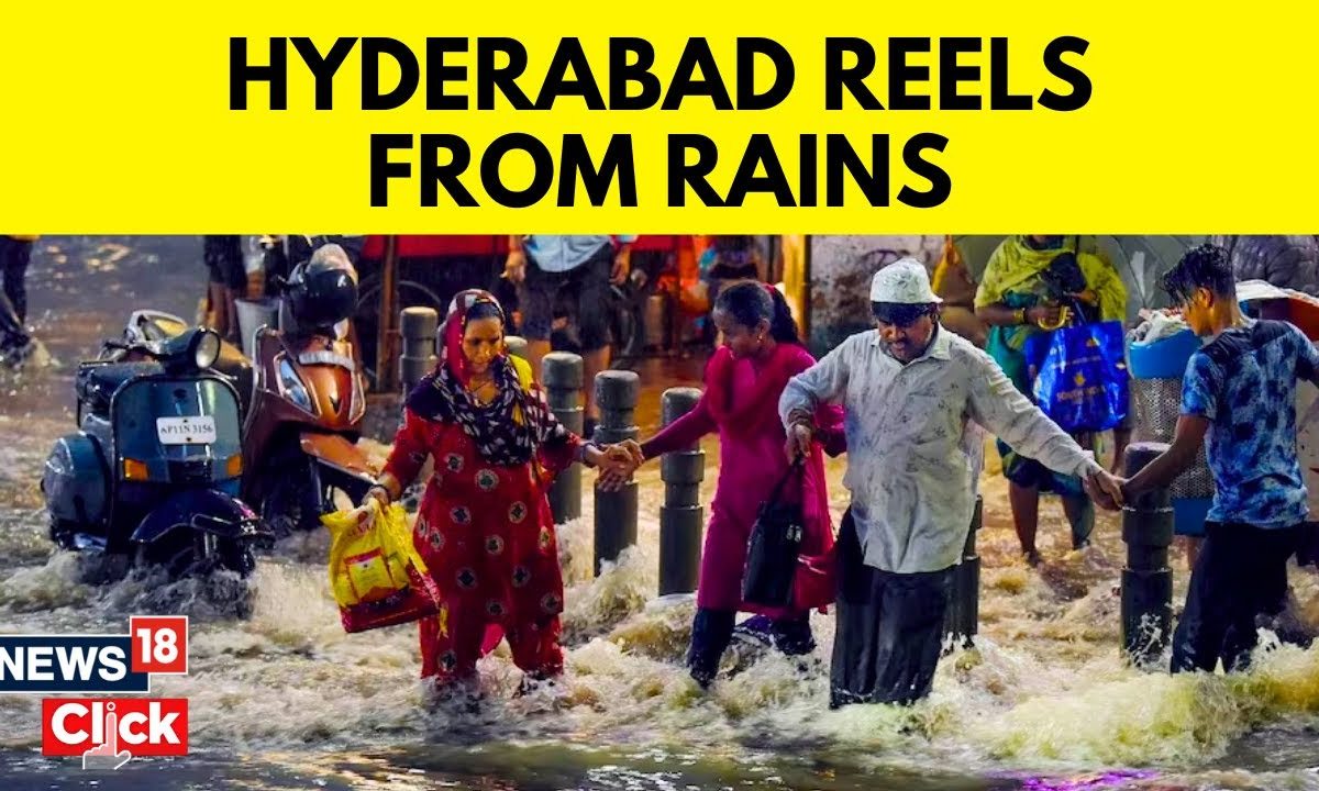 Hyderabad Rain | Monsoon Fury Continues In Telangana, Red Alert In 9 Districts | Telangana Rain ...