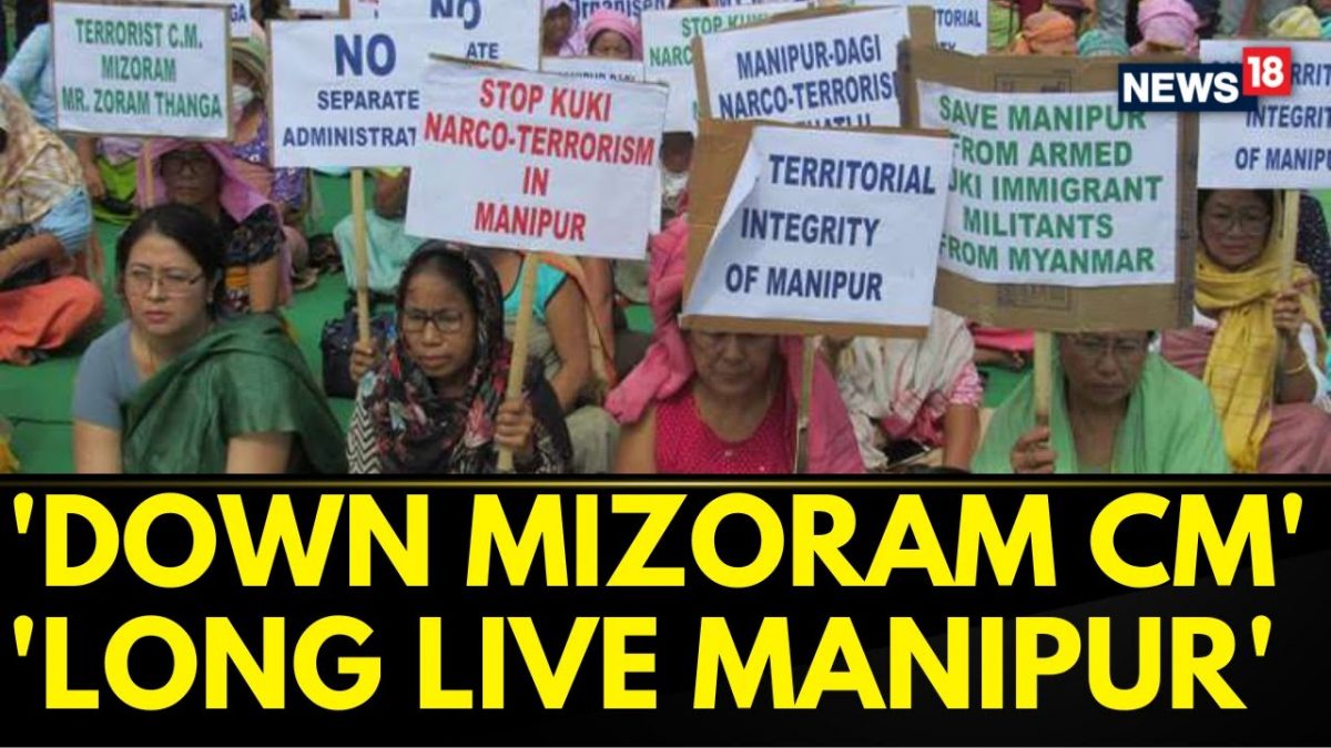 Mass Rally Held In Imphal Attended By Two Lakh People Chanting "Long ...