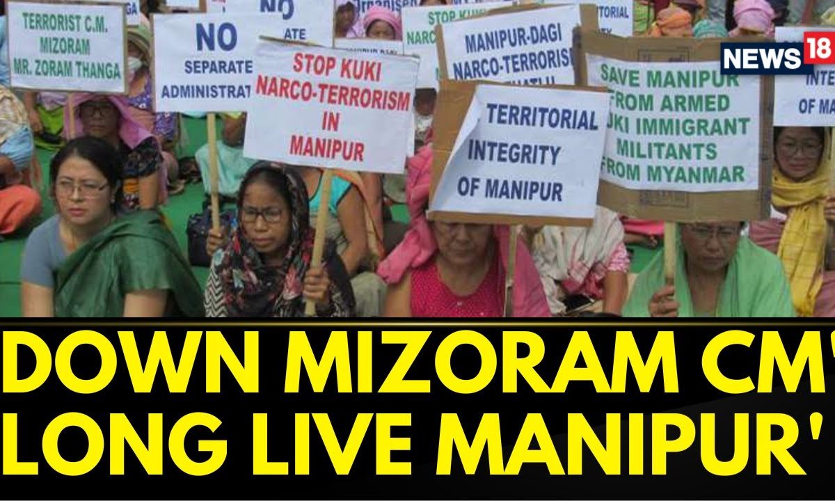 Mass Rally Held In Imphal Attended By Two Lakh People Chanting "Long ...