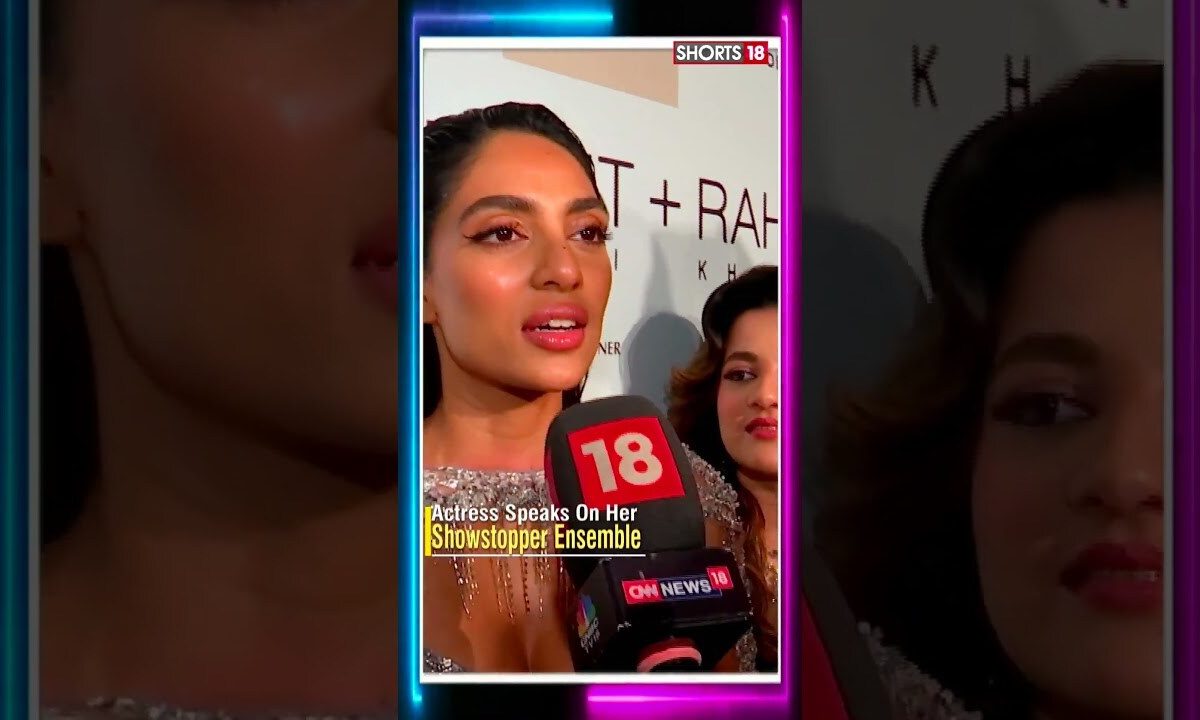 Exclusive: Actress Sobhita Dhulipala Speaks On Her Showstopper Ensemble | News18 #shorts # ...