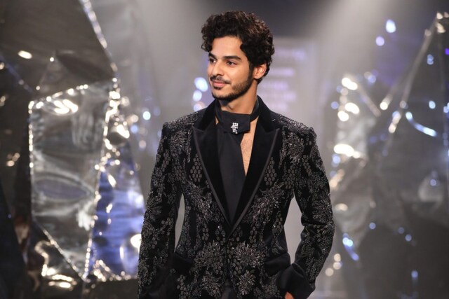 Ishaan Khatter Ditches The Shirt Slays In Rgrks 3d Embroidered Velvet