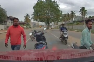 Bengaluru Road Rage Incident: Viral Video Shows Goons Chasing a Car ...