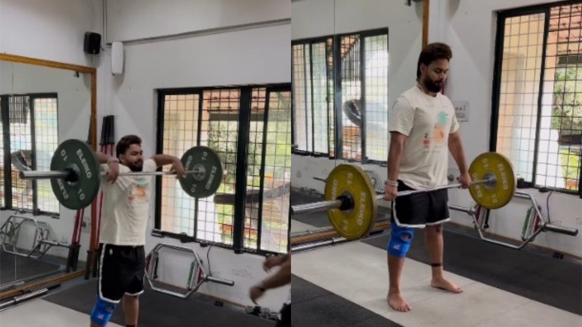 Watch: Rishabh Pant Lifts Weights in Gym, Shows Signs of Fast Recovery | Cricketnext News - News18