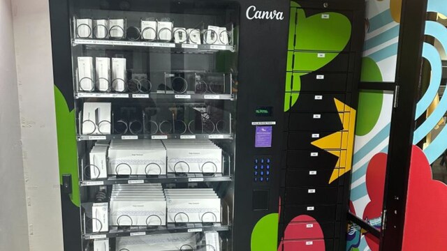 Tech-Ready Anytime, Anywhere: Canva Introduces Laptop Accessory Vending Machine | Viral News ...