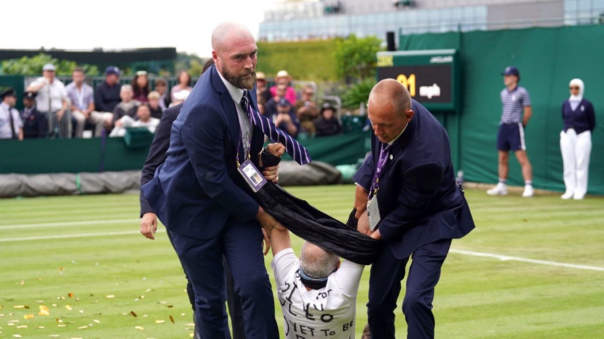 Wimbledon 2023 Day 3 Best Photos: Protester, David Beckham And Novak ...