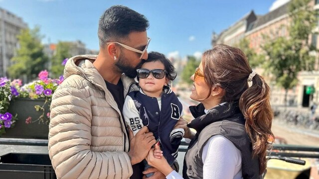 Krunal Pandya Shares Heartwarming Family Photo on His Son's First ...