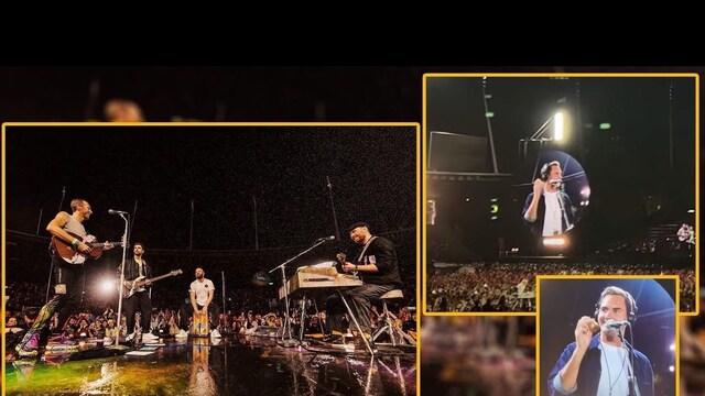 Roger Federer Joins Coldplay's Chris Martin On Stage for a Surprise ...