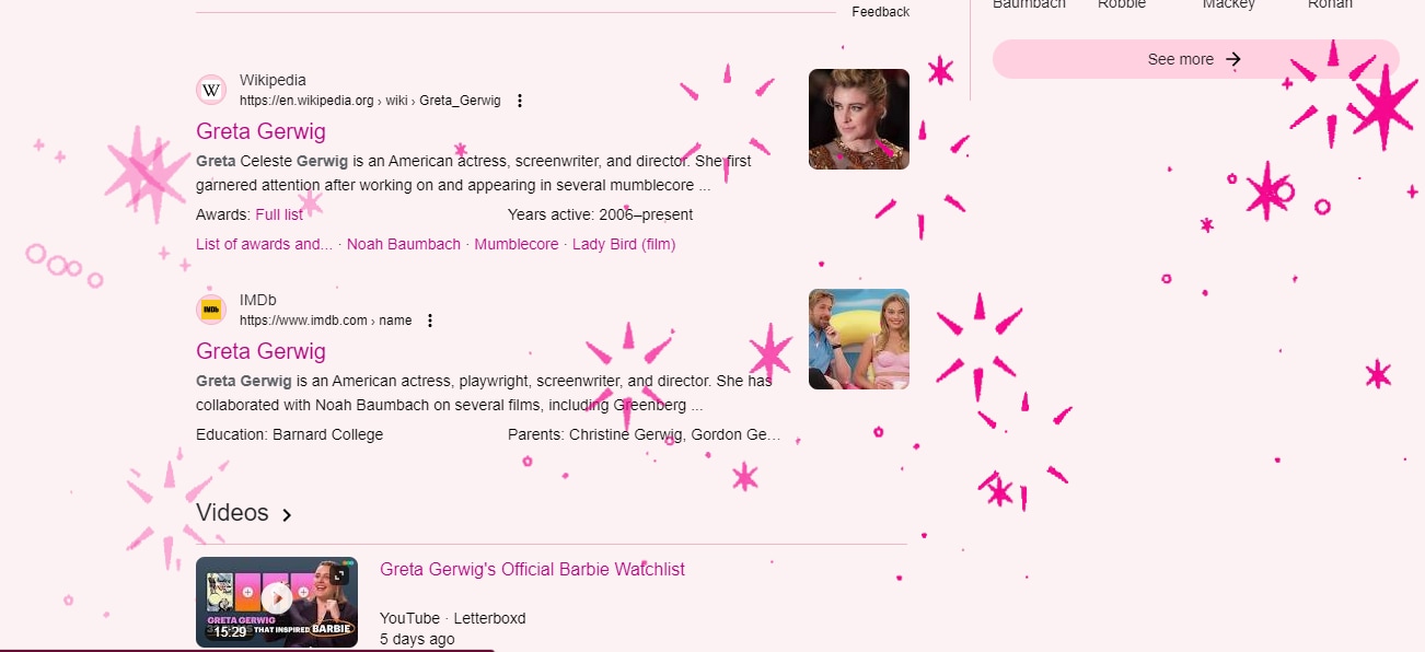 Barbie: Google Colours Itself Pink Ahead of Margot Robbie Film's Clash ...