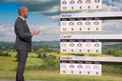 BBC Apologises For Weather Forecast Glitch That Showed 7°C In UK - News18 BBC Apologises For Weather Forecast Glitch That Showed 7°C In UK - News18