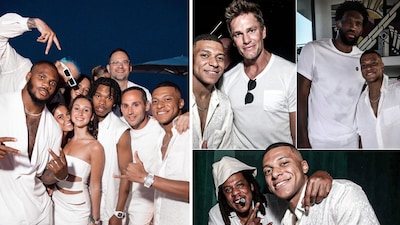 Kylian Mbappe Seen Partying With Tom Brady, Leonardo DiCaprio and Other ...