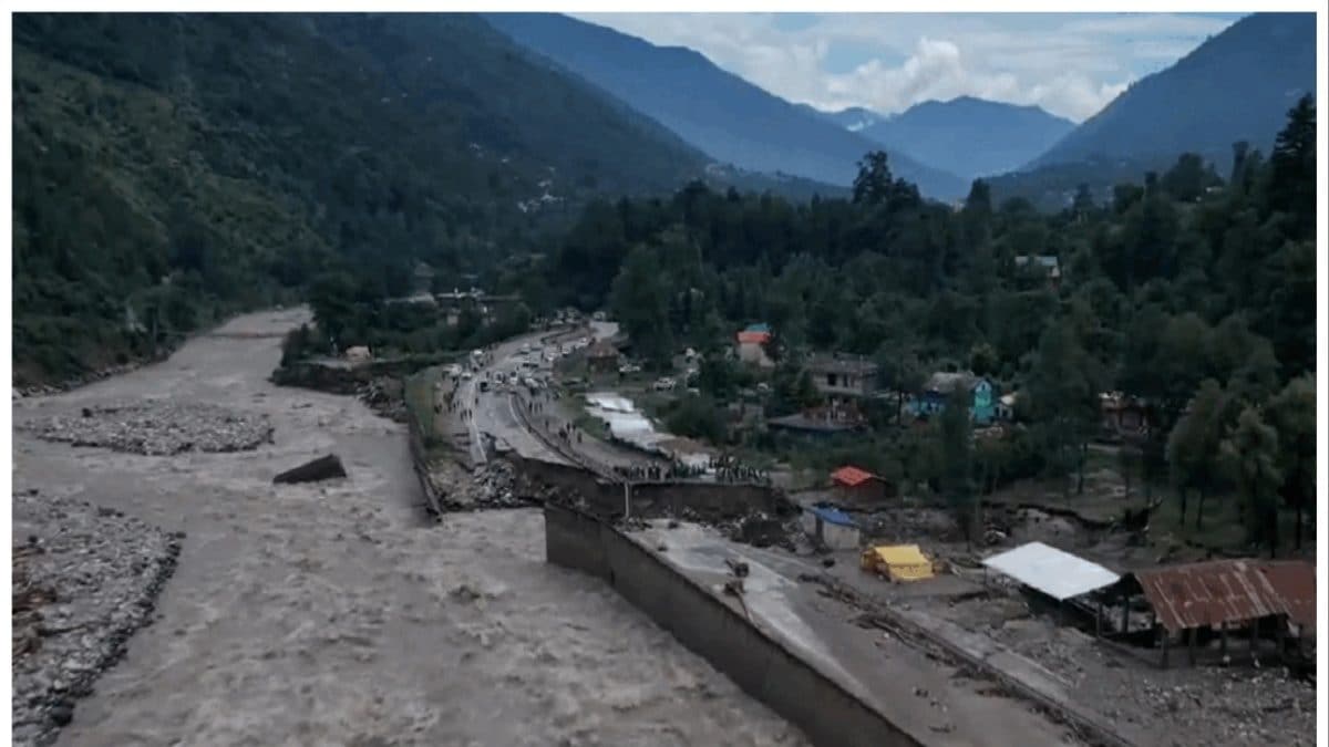 Manali Rain: Highway Swept Away, Buildings Down, Drone Footage Shows Devastation | WATCH | India ...