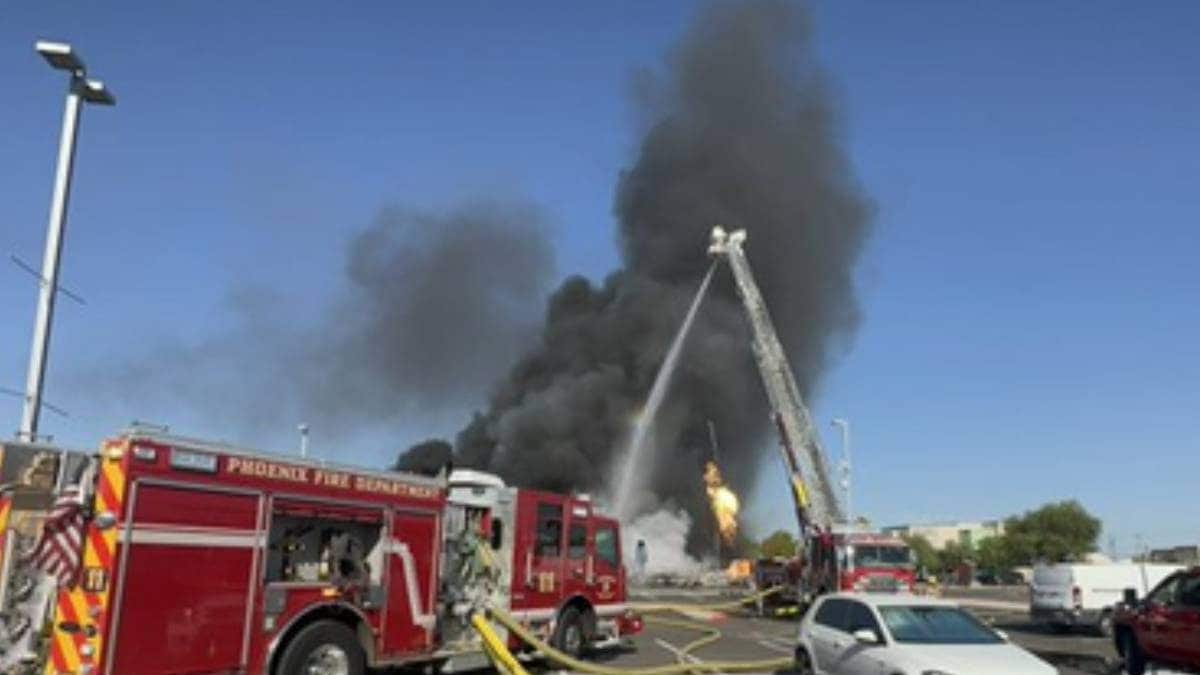Massive Fire Outbreak Near Phoenix Airport Leads to Explosion of ...