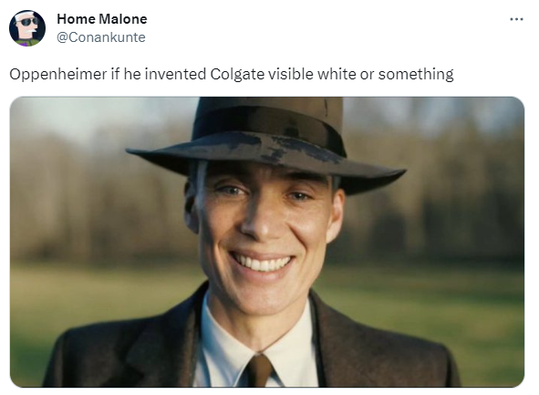 Oppenheimer's 'Happy and Sad' Face is Now a Meme Trend That Has ...