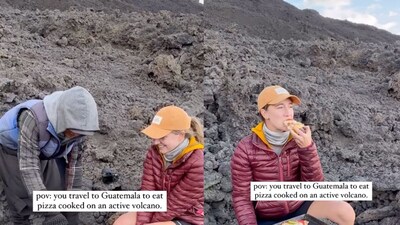 Pizza Cooked on An Active Volcano? Traveller Tries Guatemala's ‘Unusual ...