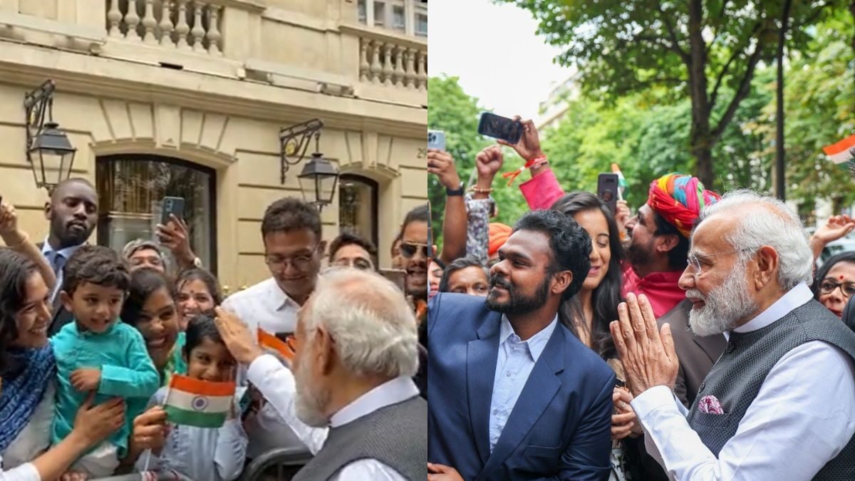 Modi in France: PM Receives Rousing Welcome from Indian Community in ...