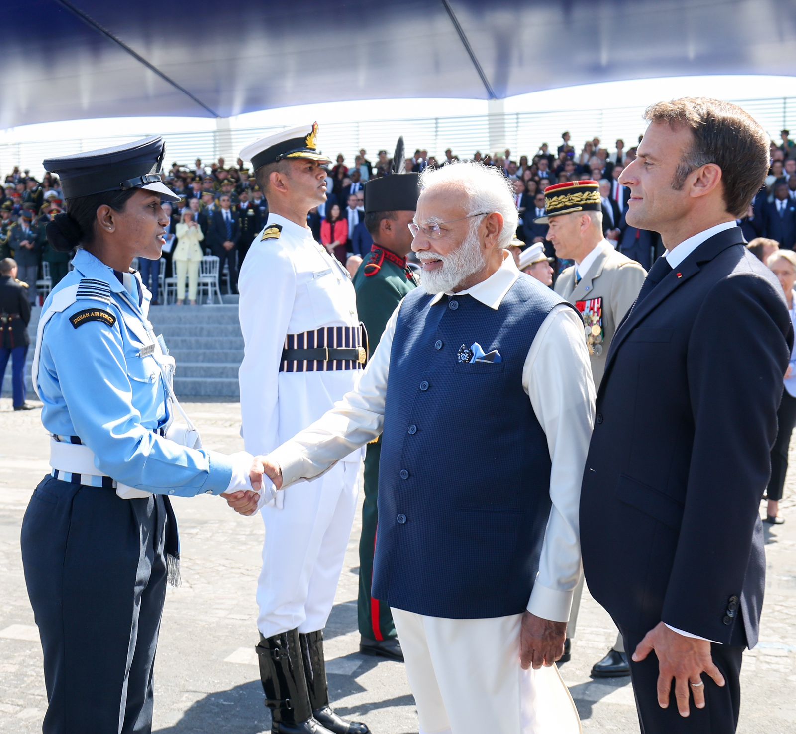 In Pictures | PM Modi, French President Emmanuel Macron Attend Bastille ...