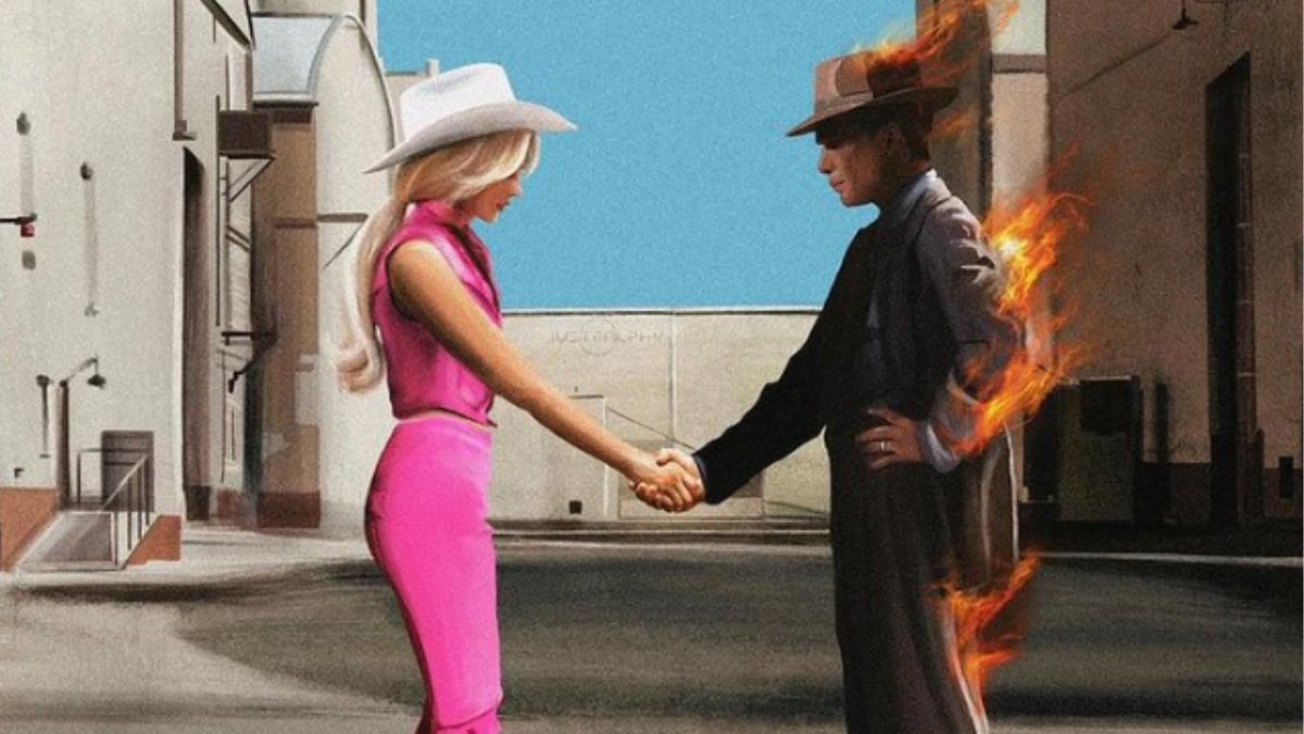 Barbenheimer Posters Show Barbie And Oppenheimer’s Unforgettable Fusion ...
