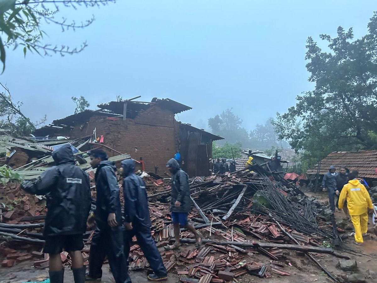 Massive Landslide Wreaks Havoc in Maharashtra's Raigad, Rain Hampers Rescue Ops | In Pics - News18