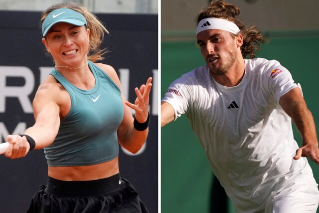 Love is in the Air at Wimbledon! Stefanos Tsitsipas and Paula Badosa ...