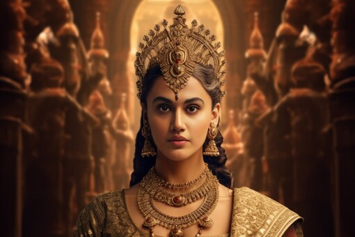 AI Art Transforms Taapsee Pannu Into A Majestic Queen From The Chola ...