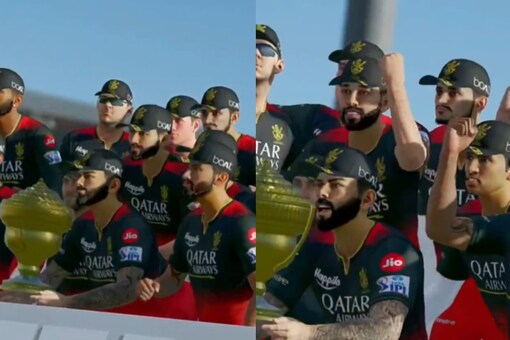 RCB Won Trophy? Viral Video of Kohli and Team Posing for Winning Pic ...