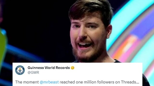 MrBeast Becomes First 'Threads' User To Hit 1 Million Followers, Beats CEO Mark Zuckerberg ...