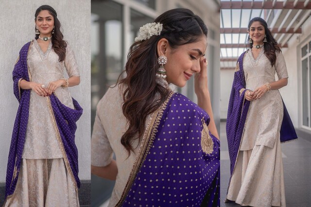 Mrunal Thakur Looks Absolutely Ethereal In A Traditional Ensemble, Fans ...