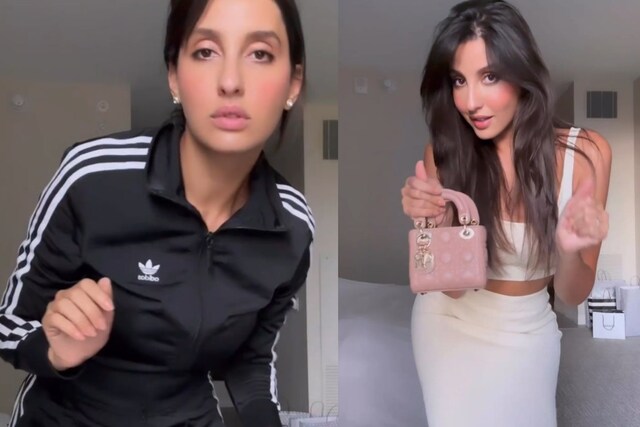 Nora Fatehi's Transformation From A Simple Athleisure Look To A Smoking ...