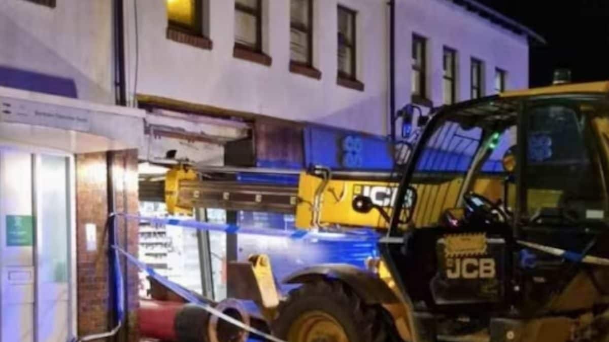 UK Man Tries To Steal ATM From Supermarket With Crane, Disrupts Train ...