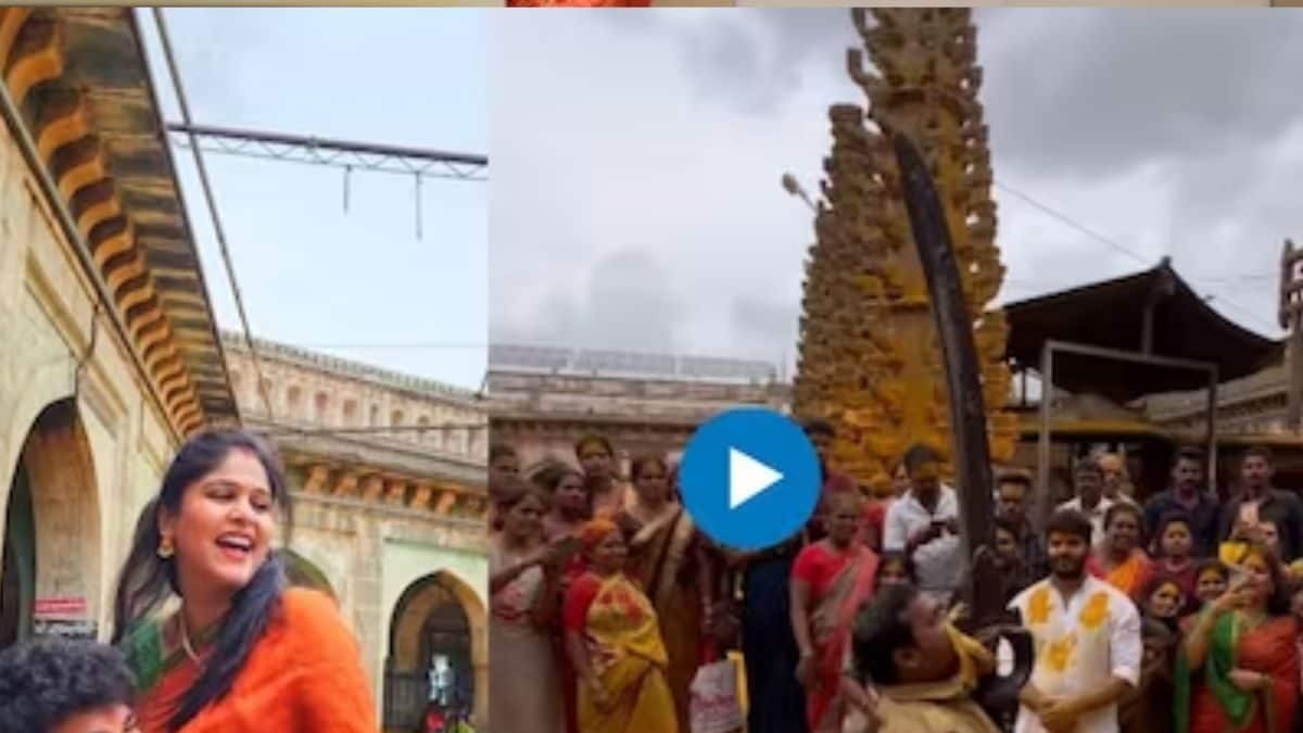 Hardeek Joshi And Akshaya Deodhar Visit Khandoba Temple In Pune; Watch Video | Movies News - News18