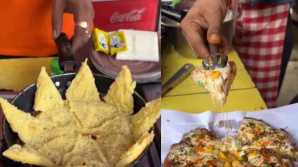 Watch: Delhi Street Food Vendor's 'Healthy' Cheese Burst Pizza With ...